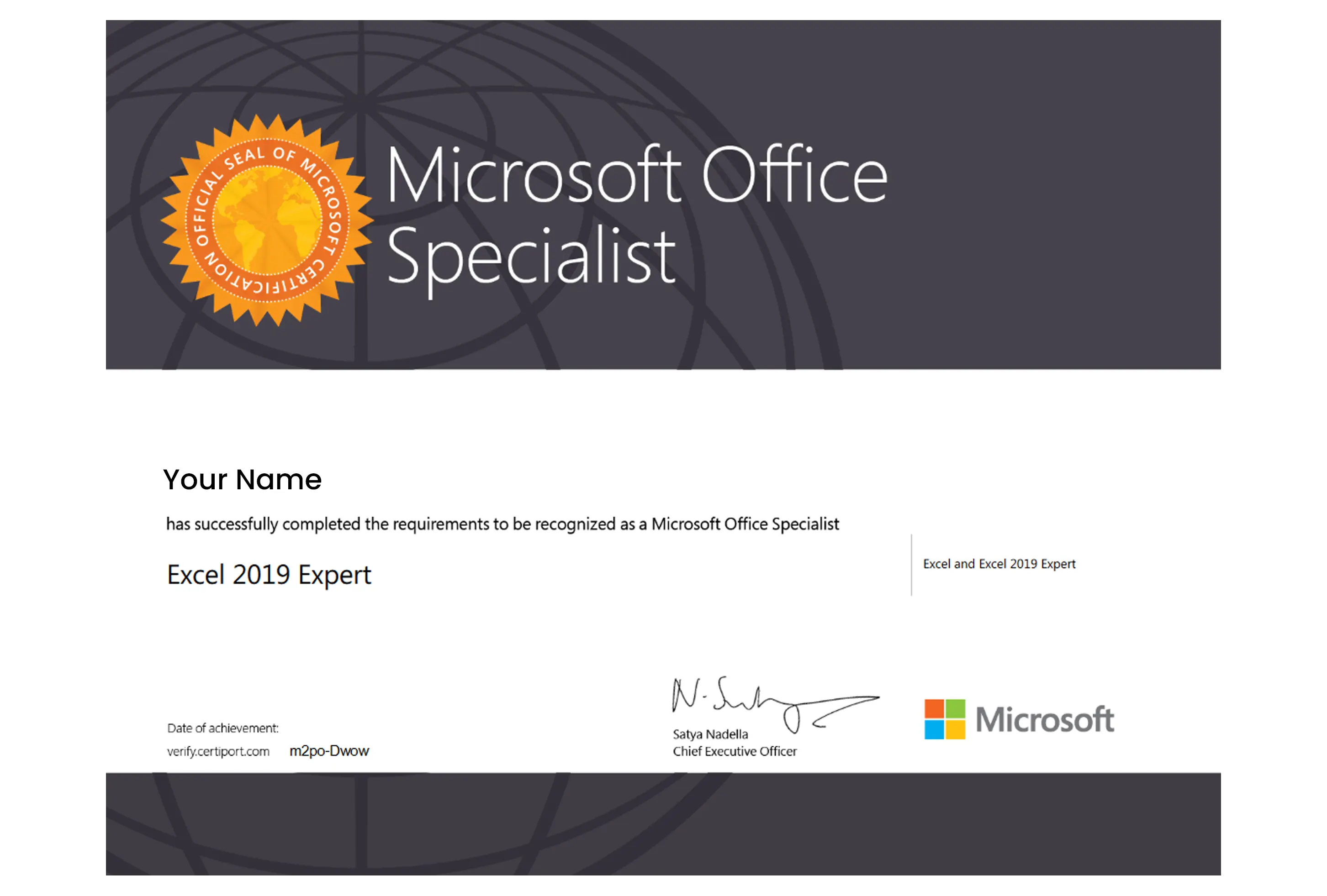 Microsoft Excel with AI Training and Certification Program